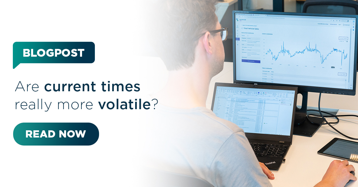 Are current times really more volatile?